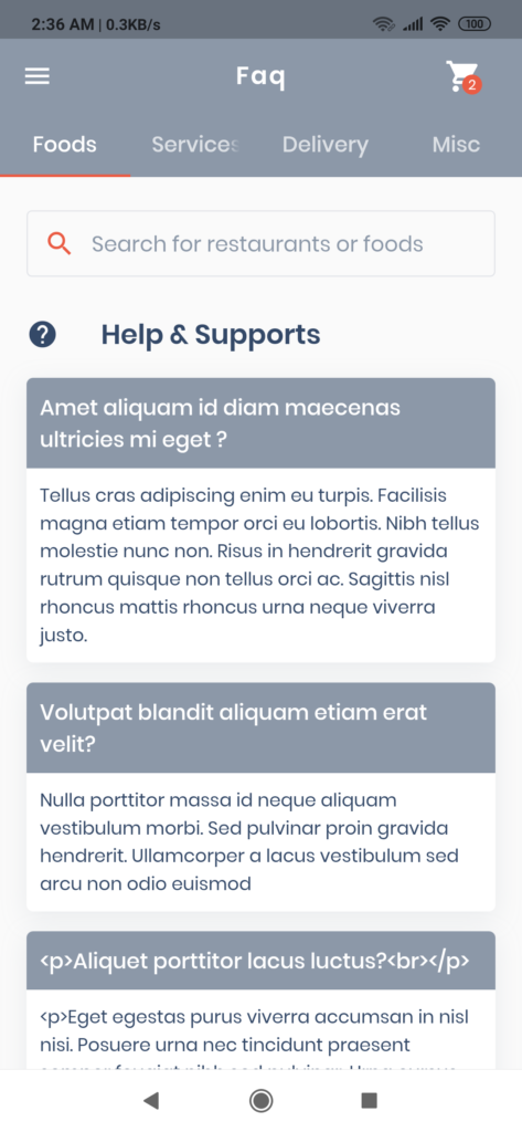 Multi Restaurants Flutter + PHP Laravel Admin Panel – Smarter Vision