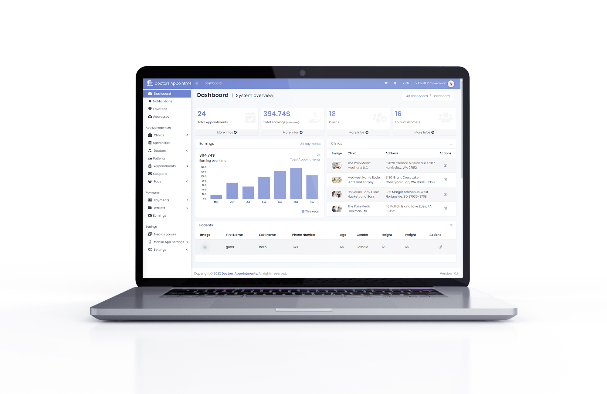 Doctor Appointment, Diagnostic, Clinic Booking, Medical Management ...